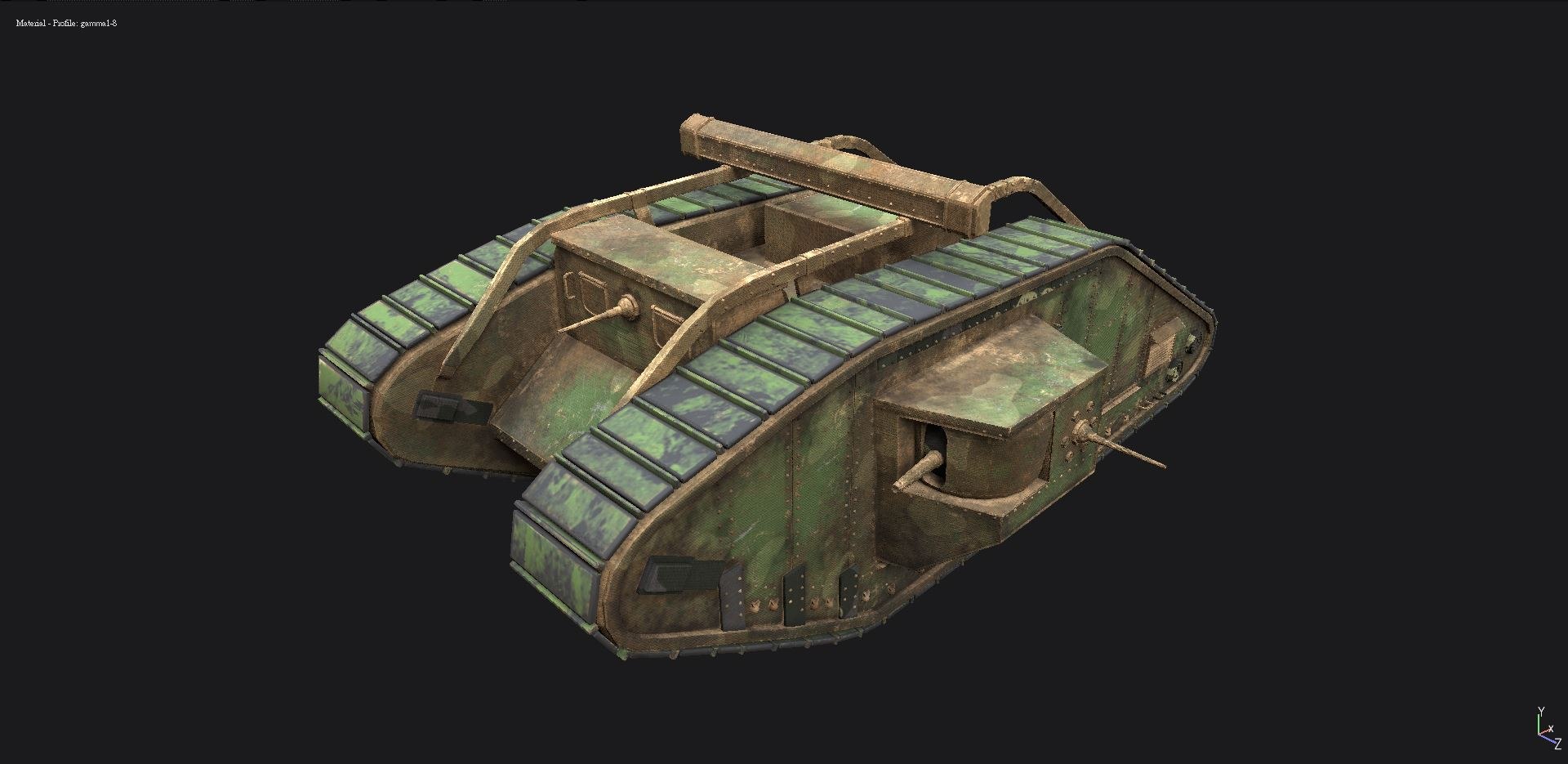 Mark Tank 3D Model - TurboSquid 1581487