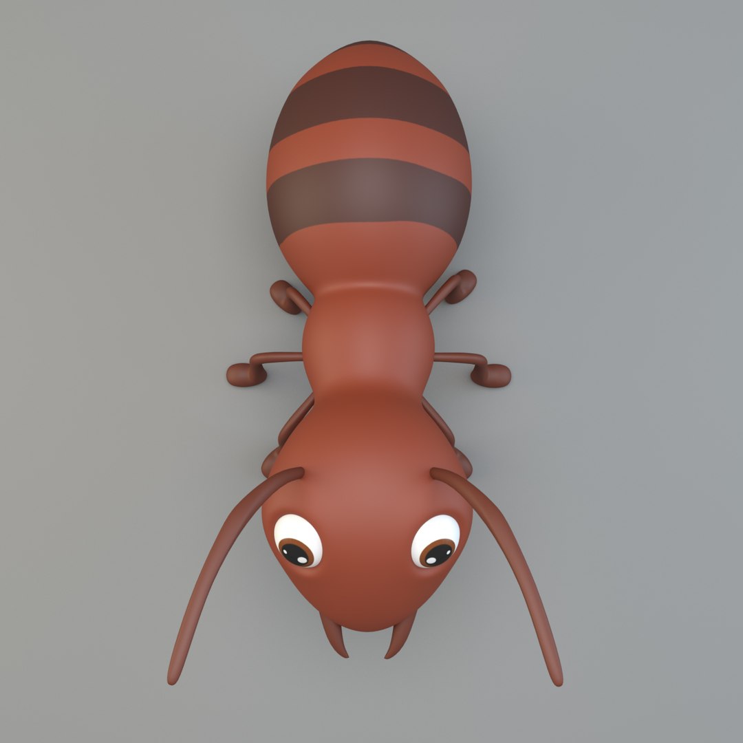 3D Model Ant Cartoon - TurboSquid 1221618