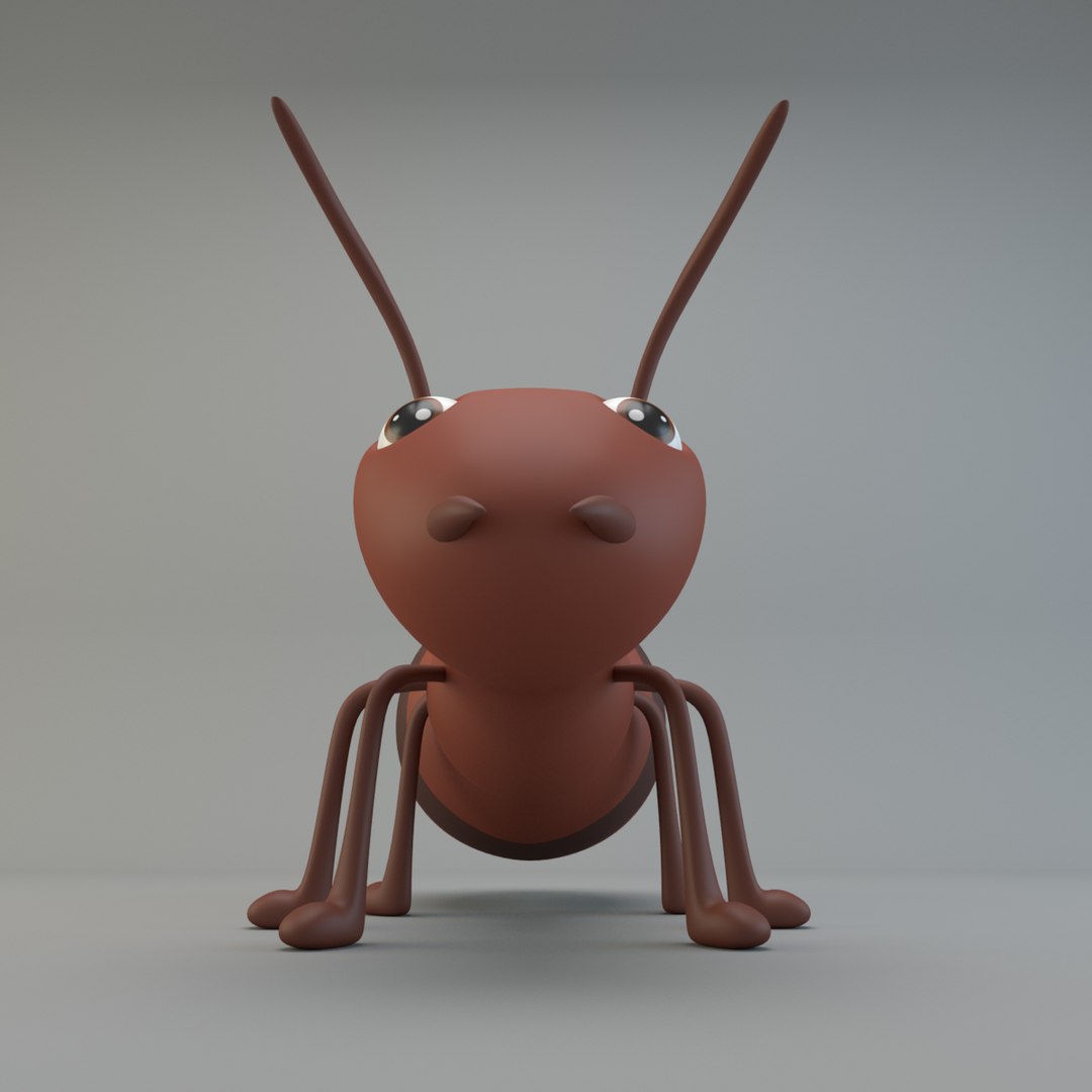 3D Model Ant Cartoon - TurboSquid 1221618