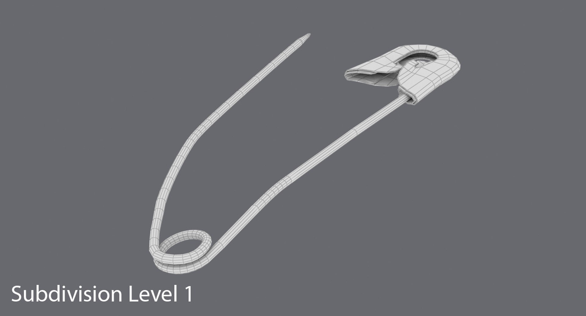 3d Model Diaper Pin