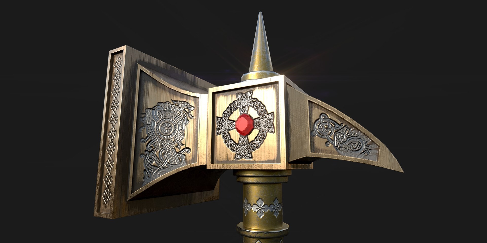 3D Warhammer Ghal Maraz - TurboSquid 2007117