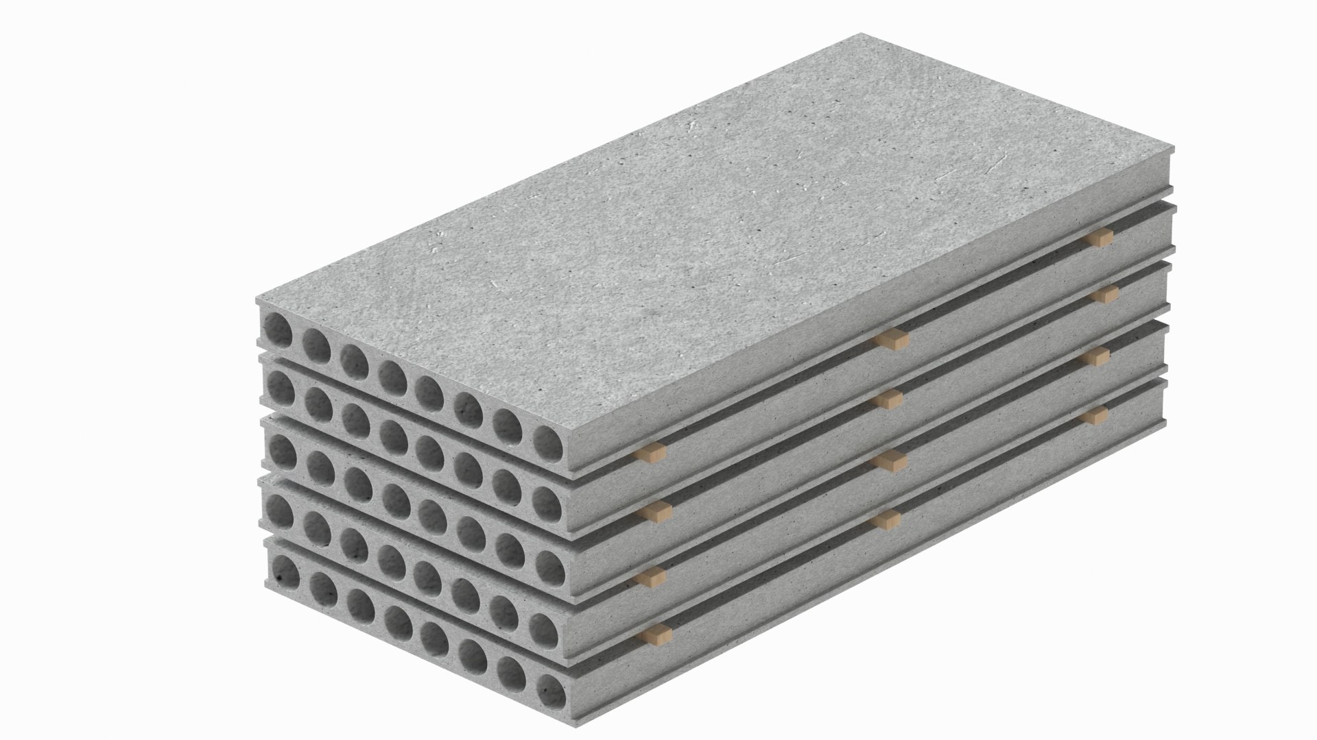 3D Concrete Slabs Model - TurboSquid 2303242