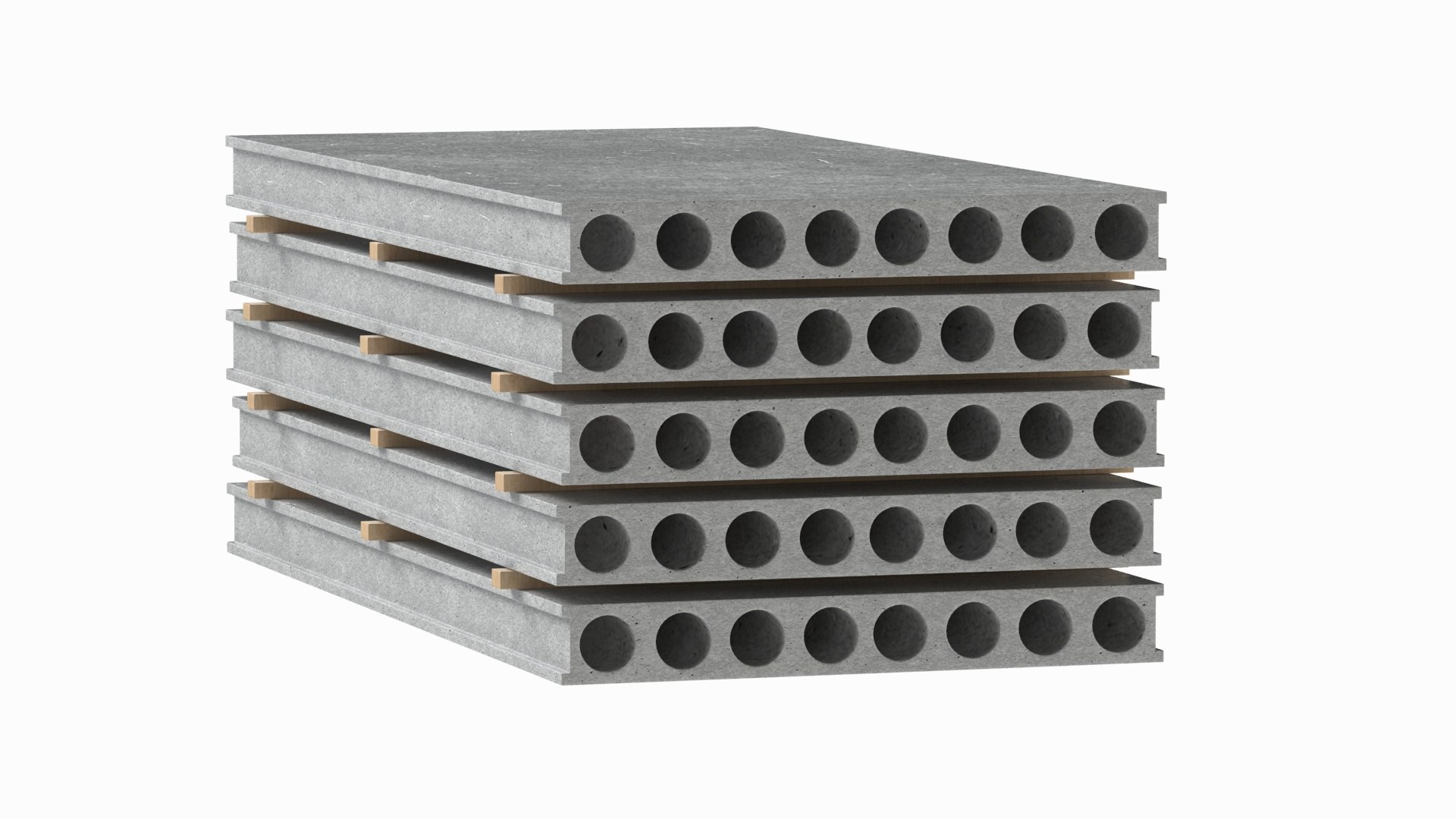 3D Concrete Slabs Model - TurboSquid 2303242