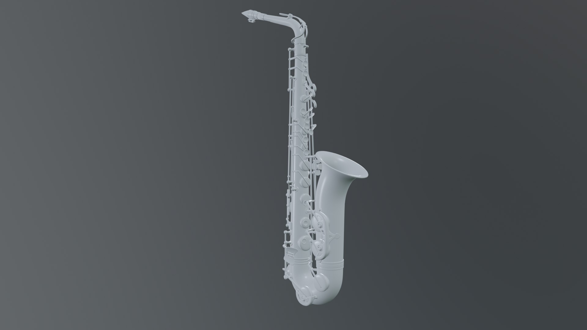 Saxophone Pipe French Horn High-poly 3D Model - TurboSquid 2379990