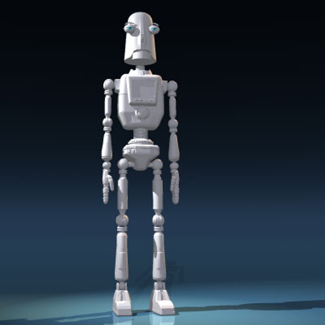 3ds Max Cartoon Robot