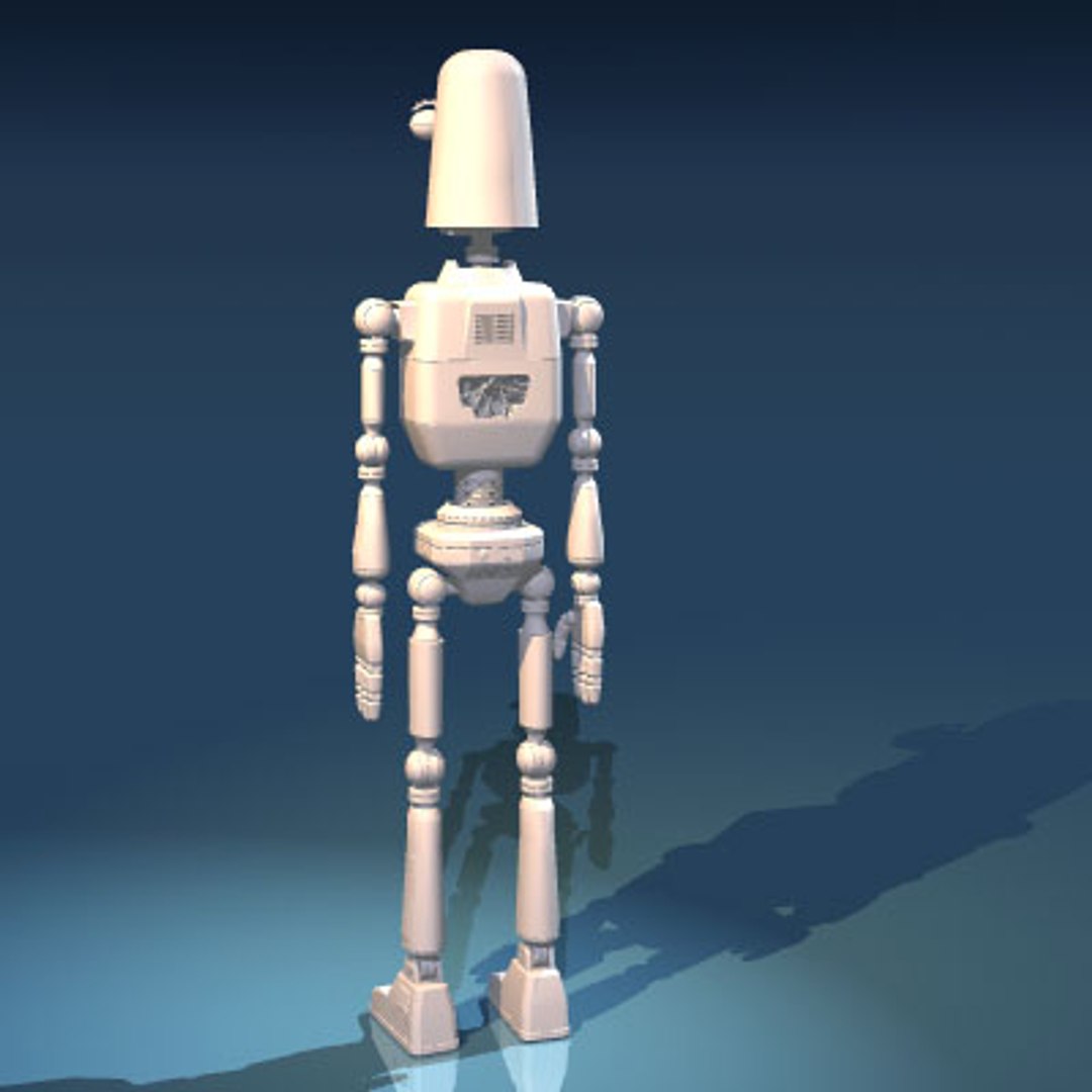 3ds Max Cartoon Robot
