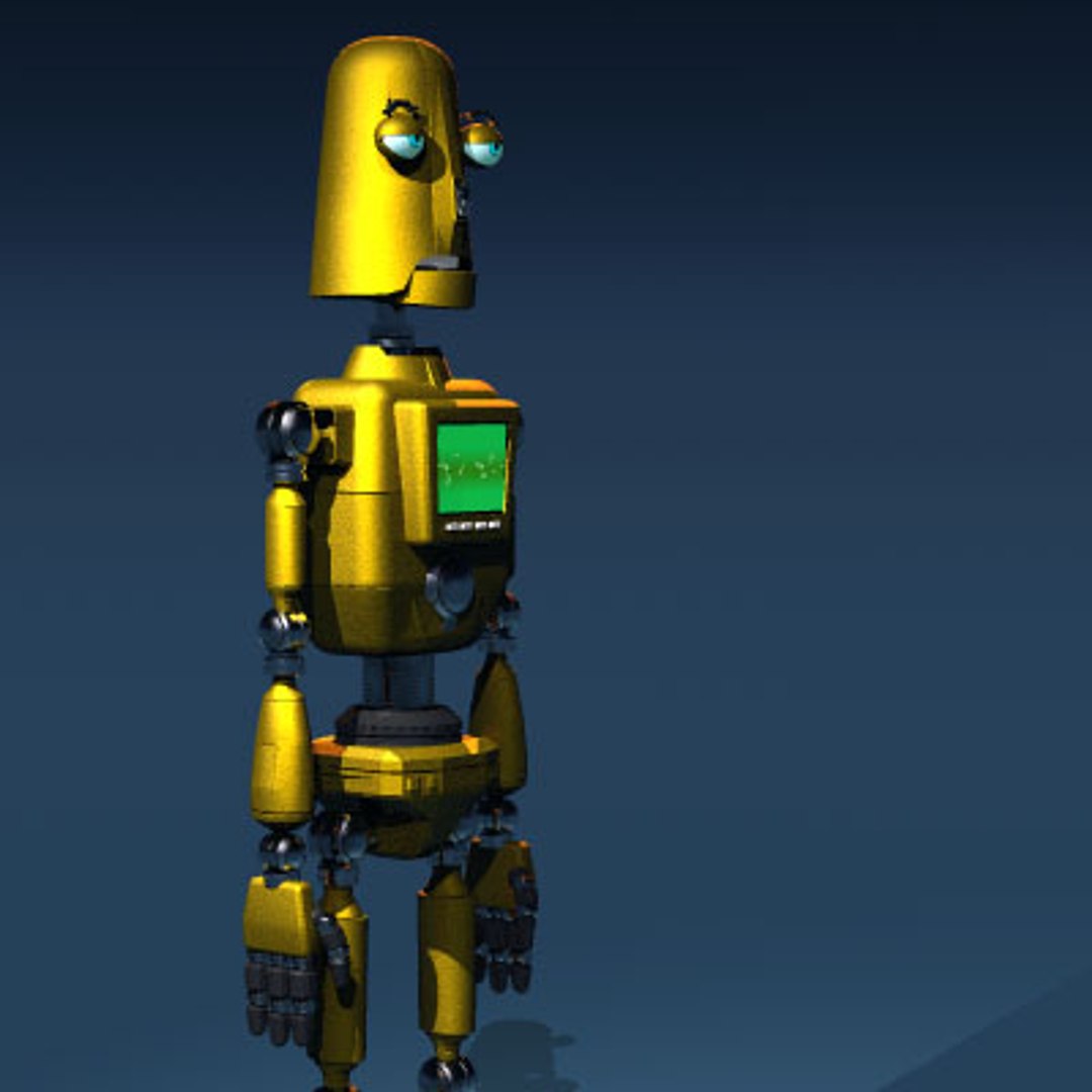 3ds Max Cartoon Robot