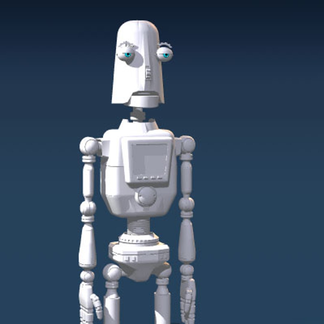 3ds Max Cartoon Robot