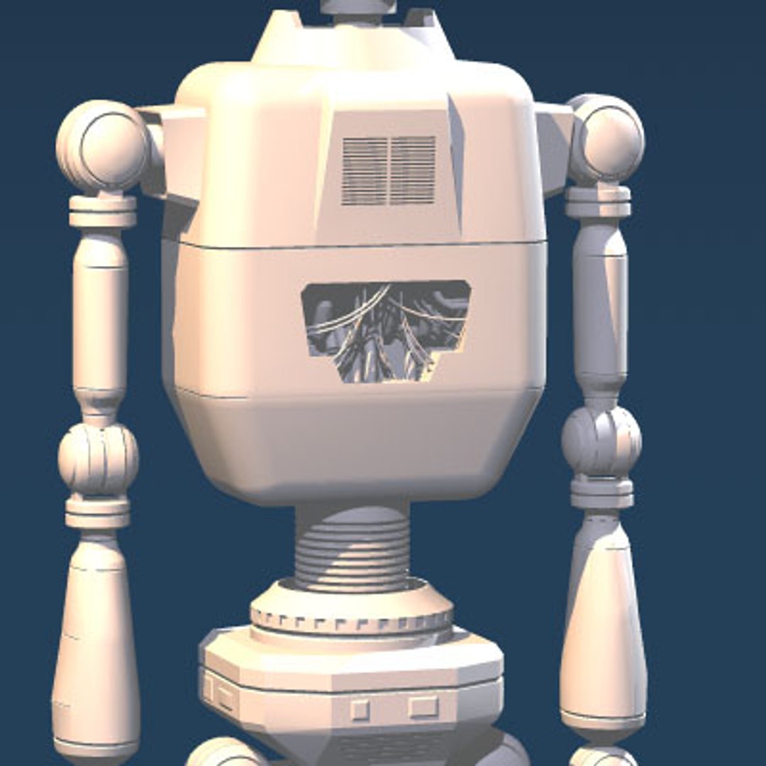 3ds Max Cartoon Robot