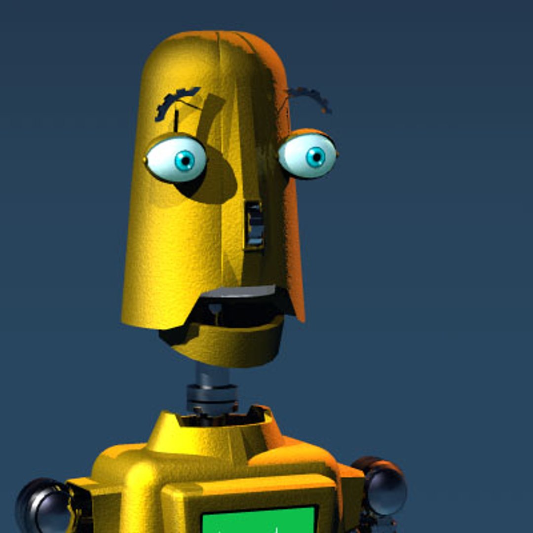 3ds Max Cartoon Robot