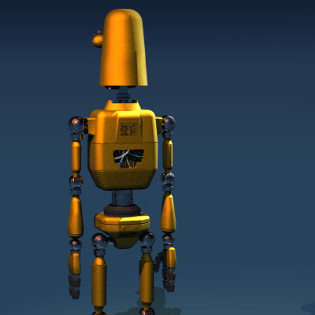 3ds Max Cartoon Robot