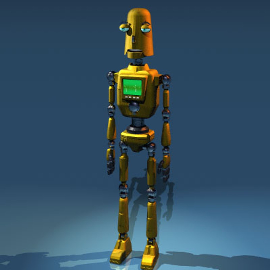 3ds Max Cartoon Robot