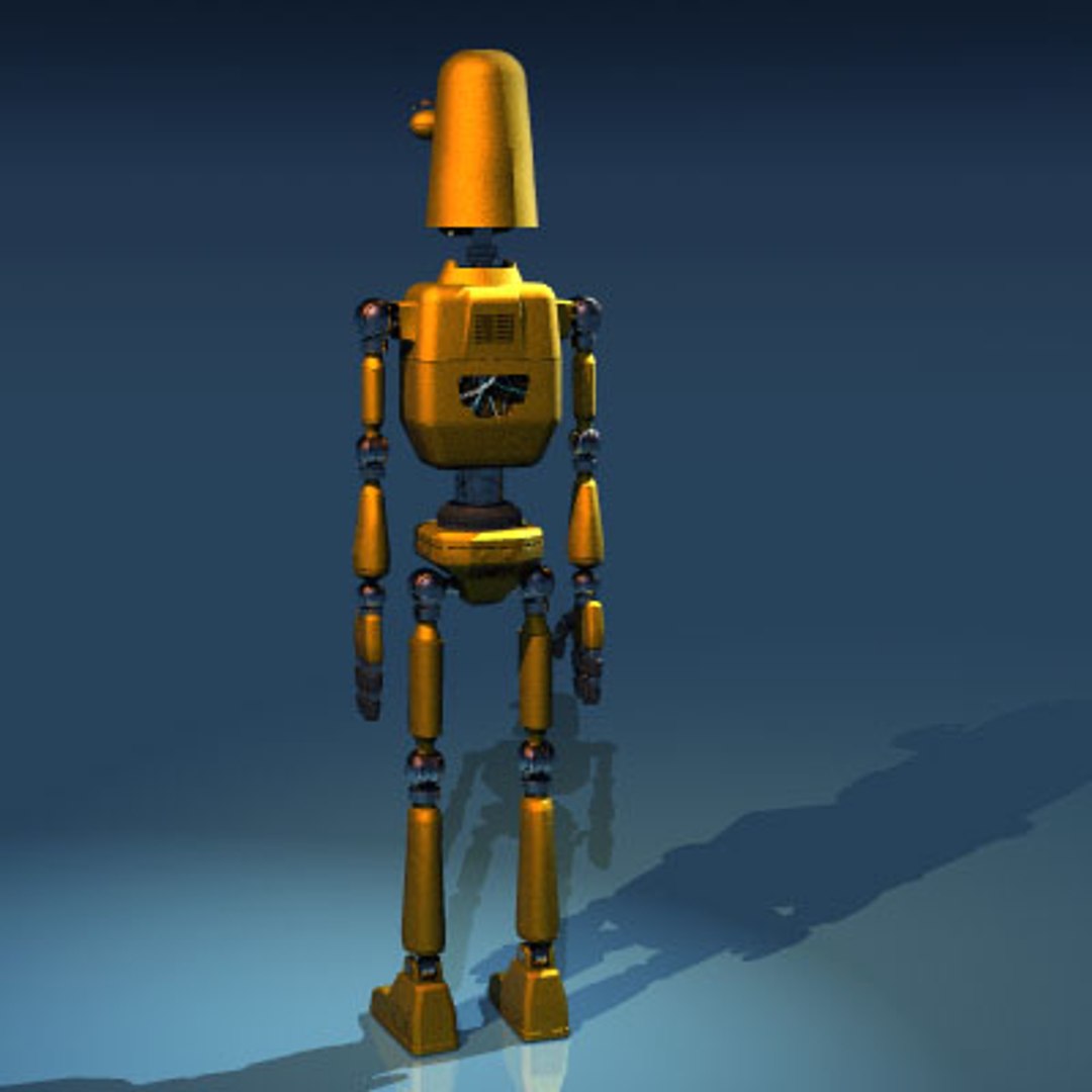 3ds Max Cartoon Robot