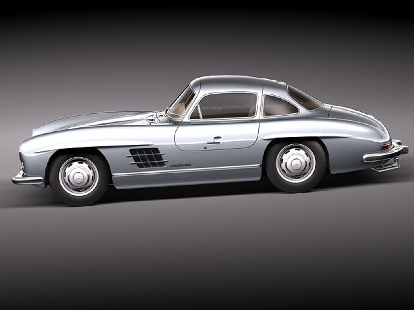 Mercedes Benz 300 Sl 3d Model