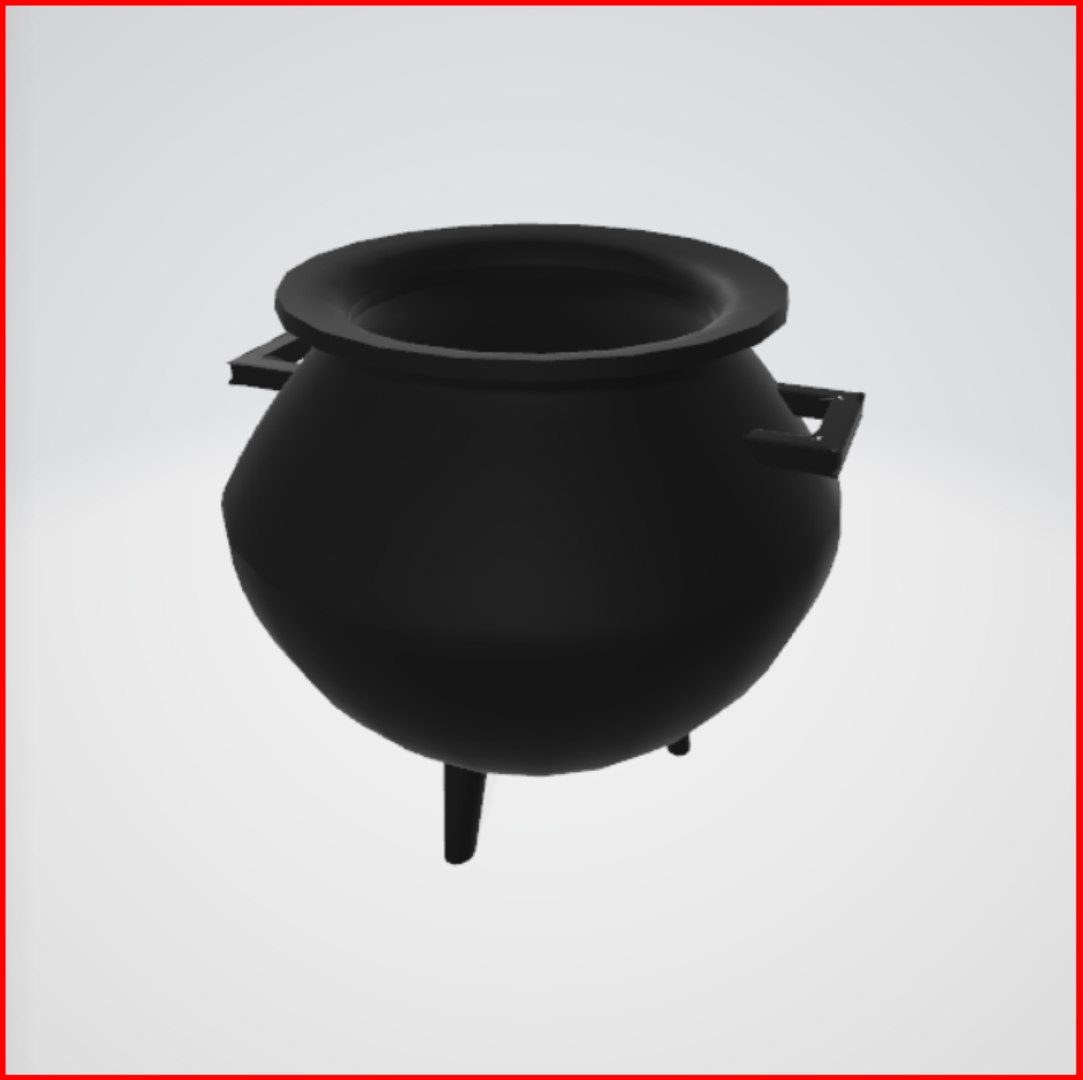 Cauldron 3D Model - TurboSquid 2337584