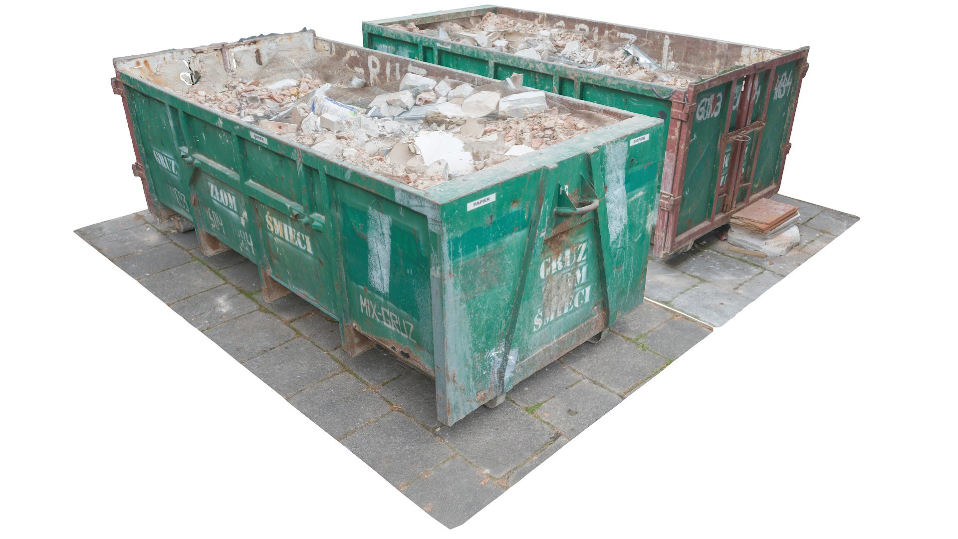 Container Debris Hd 16k 3d Max