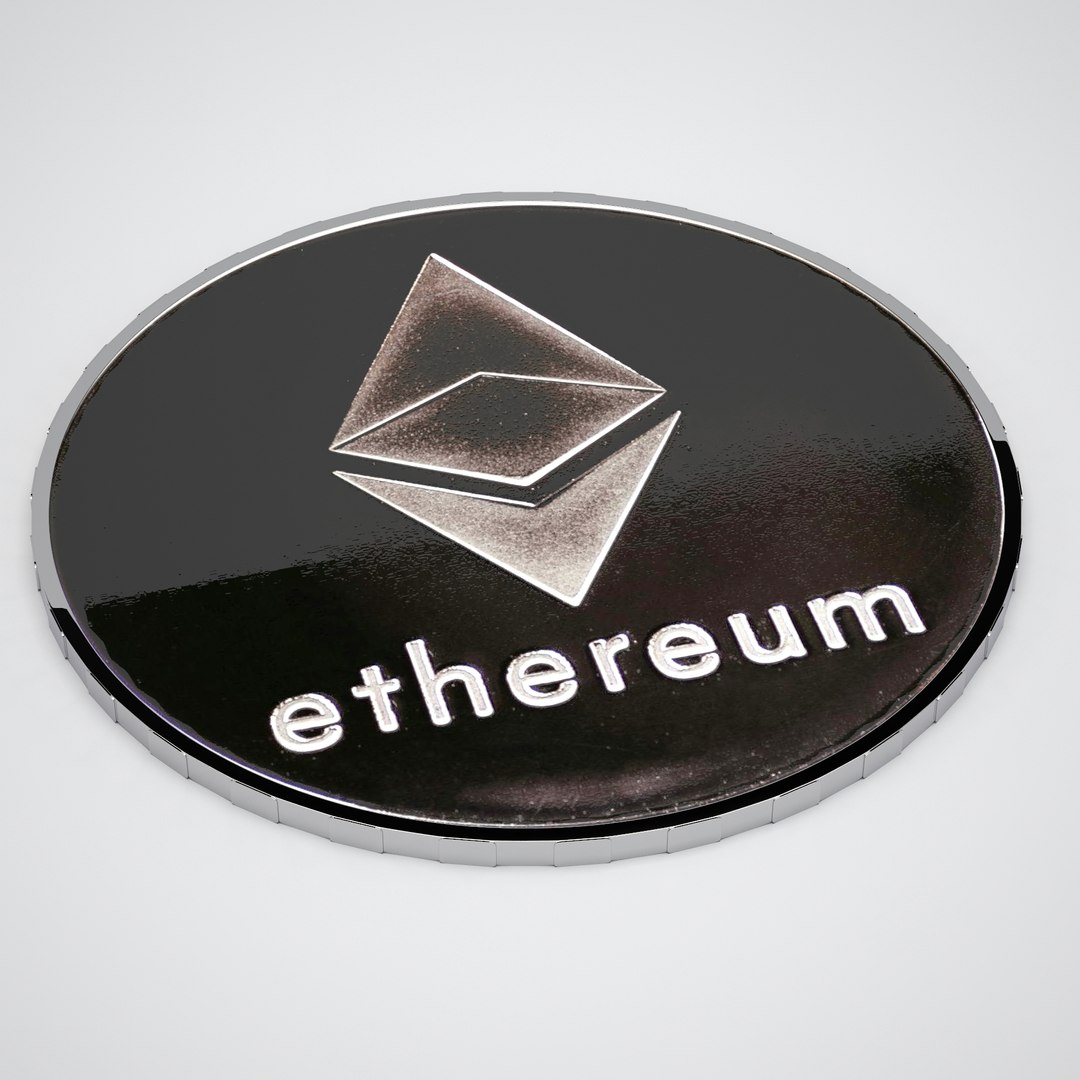 Dark Ethereum Coin - TurboSquid 2399102