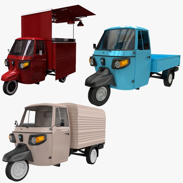 Piaggio Ape Set 3D-Modell - TurboSquid 1275513