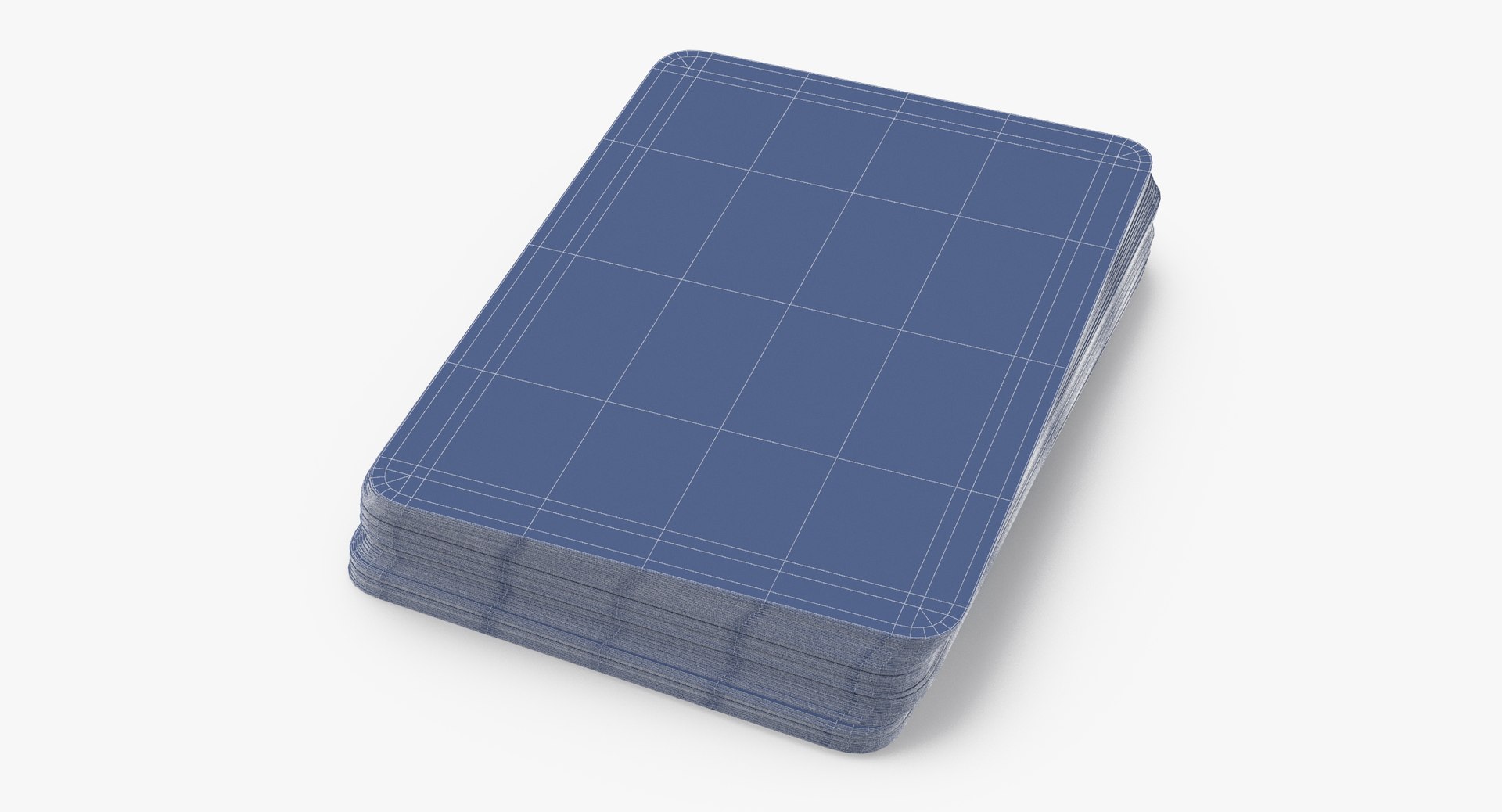 3D Playing Cards Blue Deck - TurboSquid 1155188