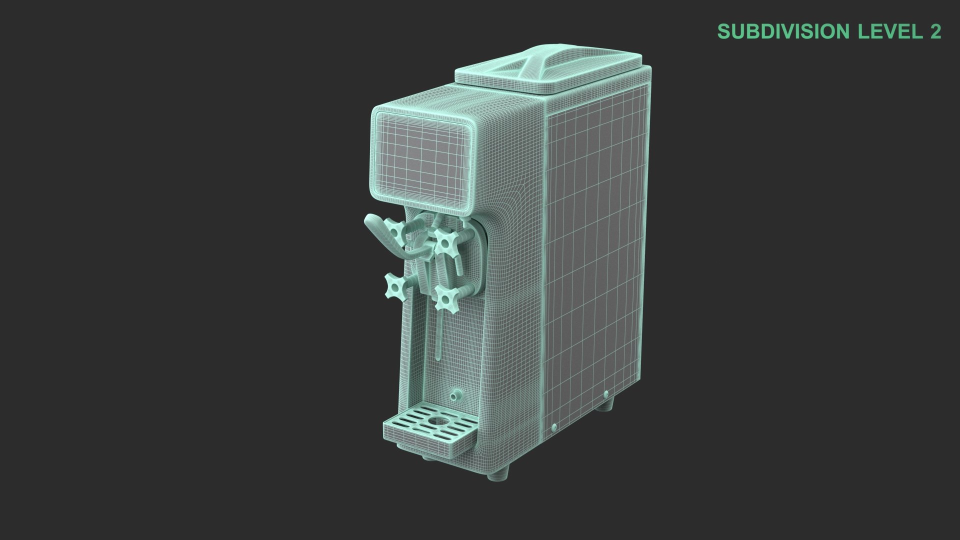 3D Ice Cream Dispenser Model - TurboSquid 2340156