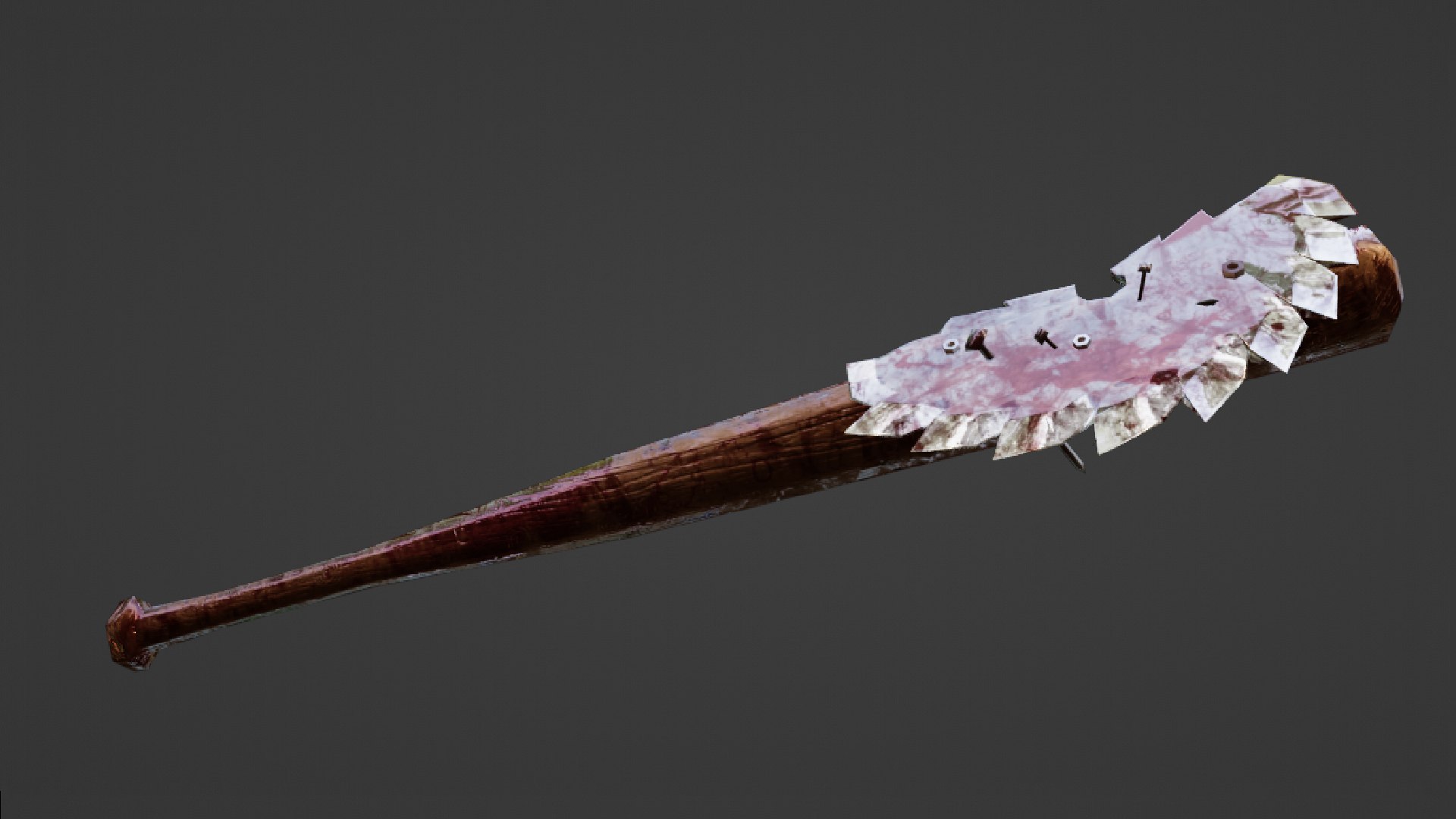 3D Model POST APOCALYPTIC MELEE WEAPON BAT BLOODY VARIANT - TurboSquid ...