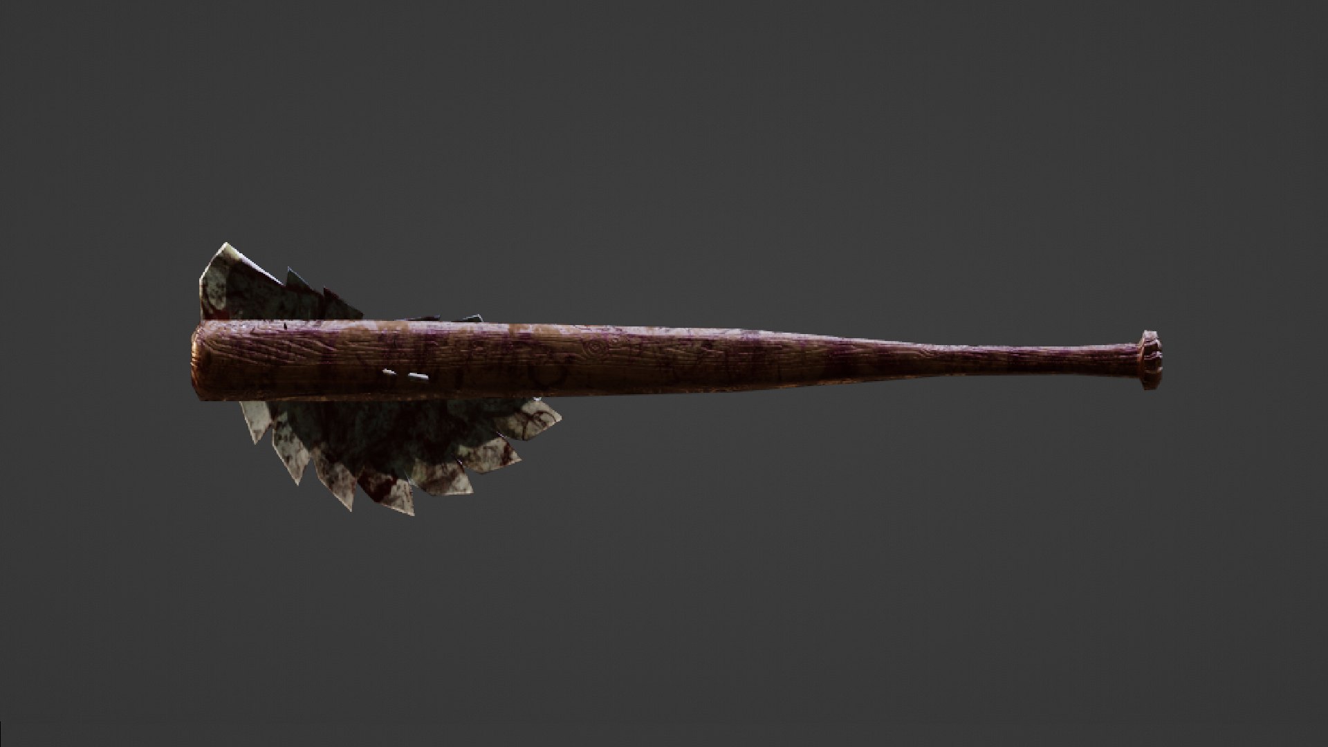 3D Model POST APOCALYPTIC MELEE WEAPON BAT BLOODY VARIANT - TurboSquid ...