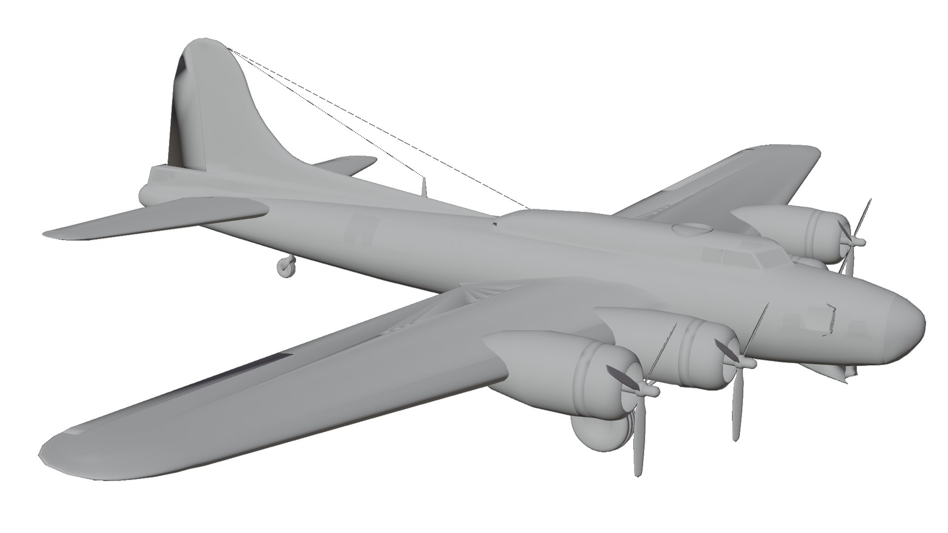 B-17 Jet 3D Model - TurboSquid 2130914