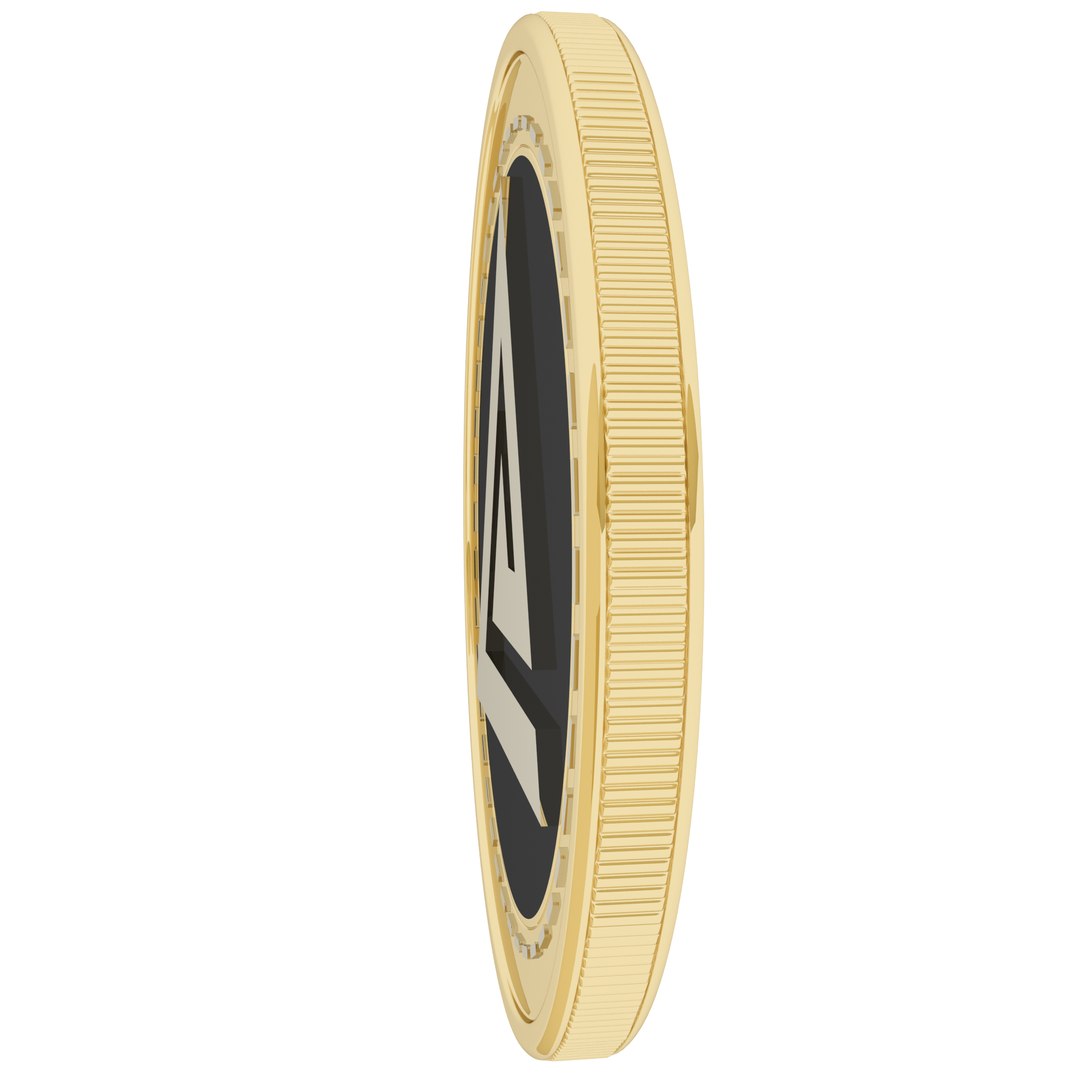 Audax Cryptocurrency Gold Coin 3D Model - TurboSquid 1782297