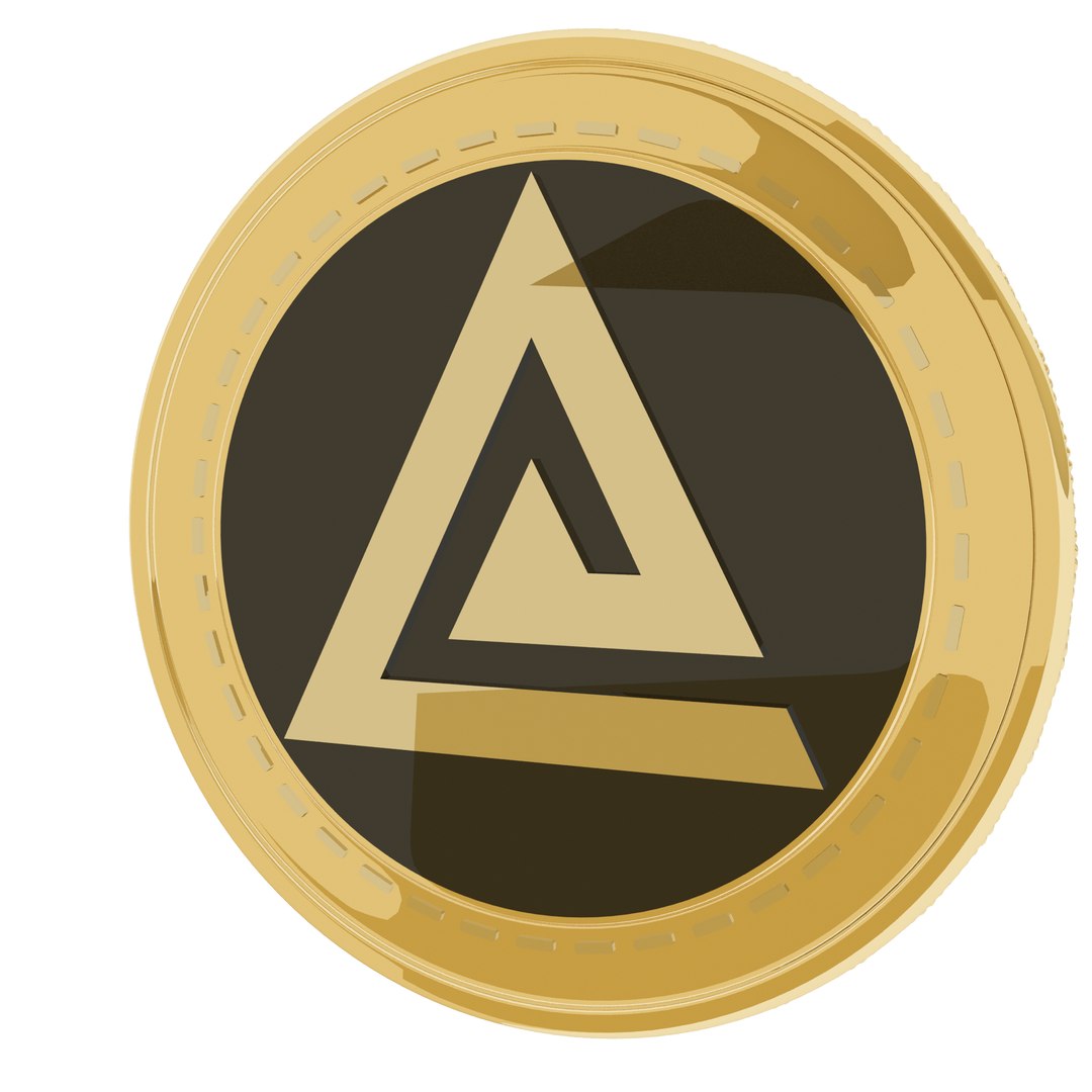Audax Cryptocurrency Gold Coin 3D Model - TurboSquid 1782297