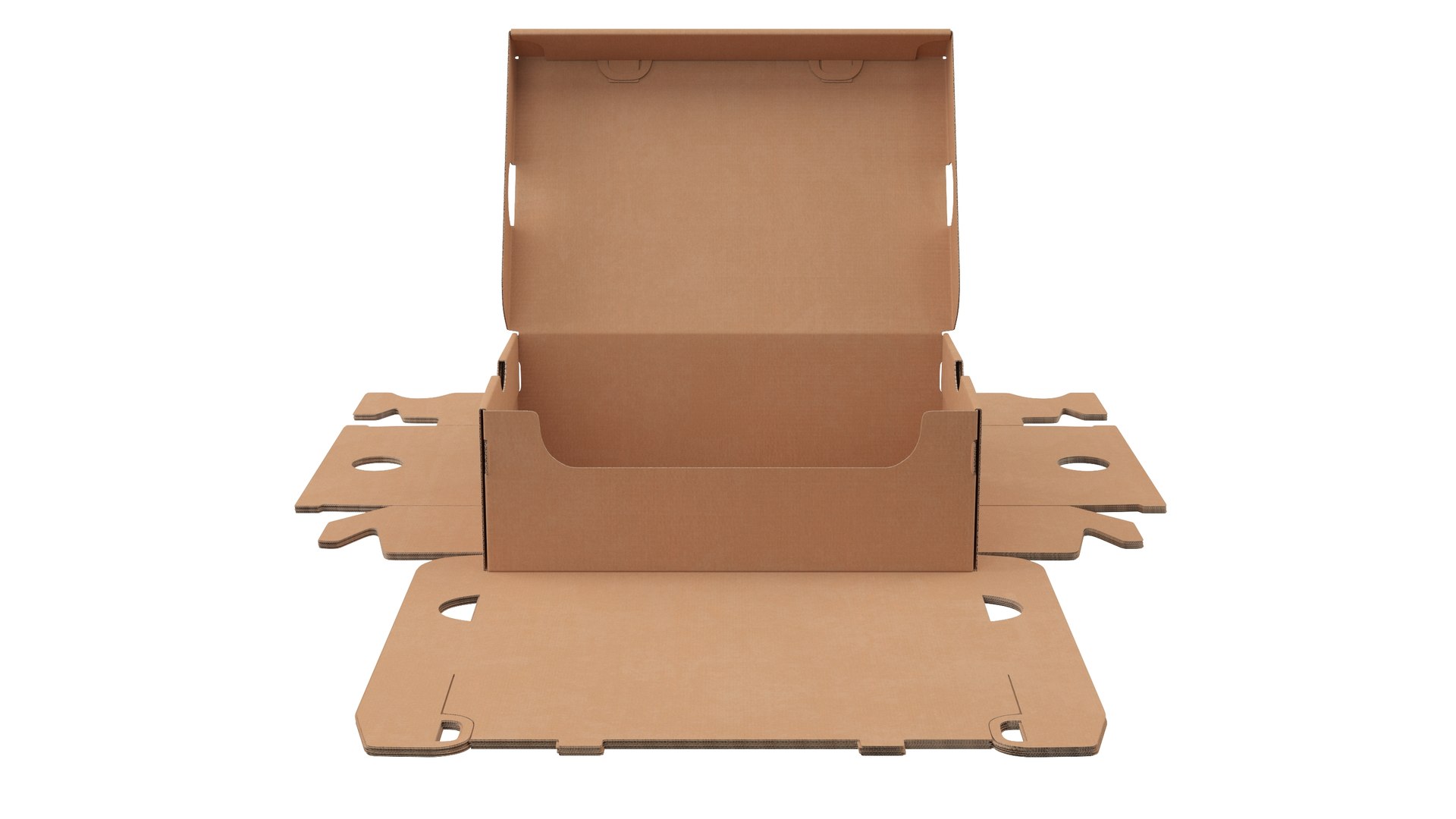 3D Model Cardboard Box - TurboSquid 2158223