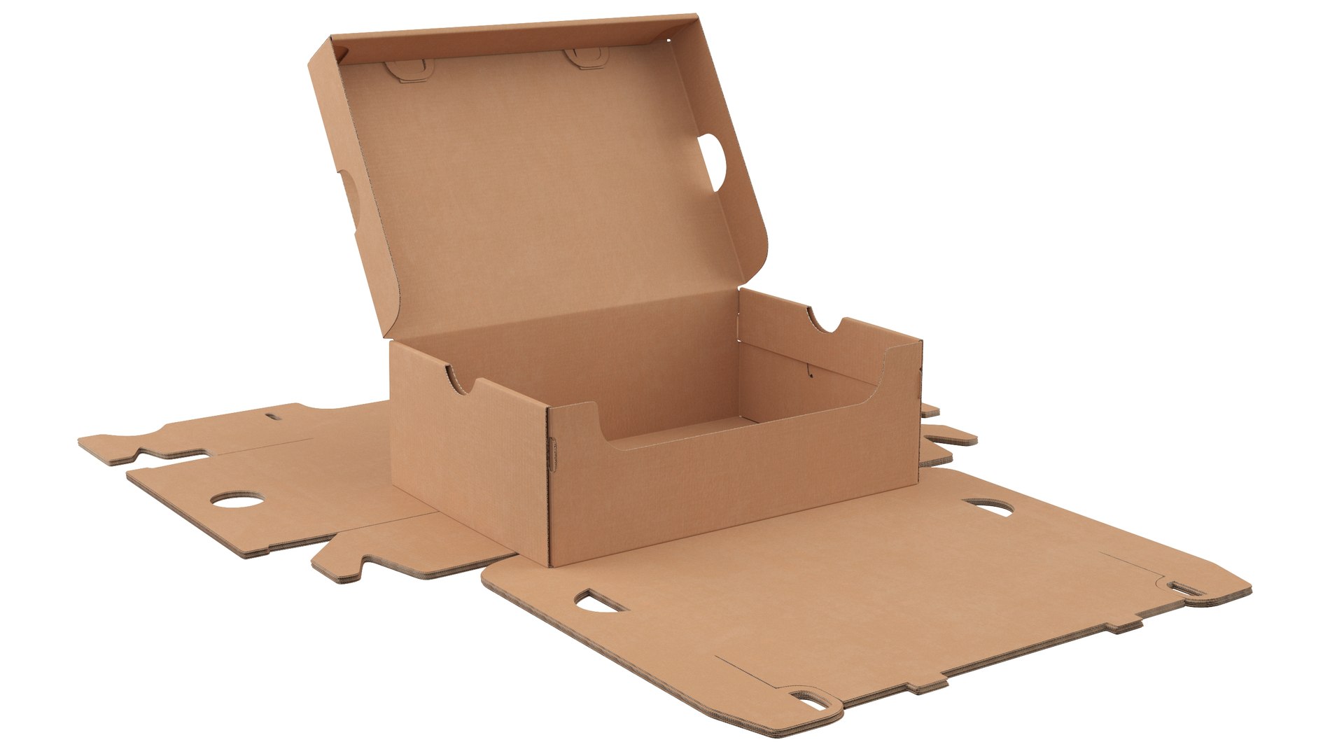 3D Model Cardboard Box - TurboSquid 2158223