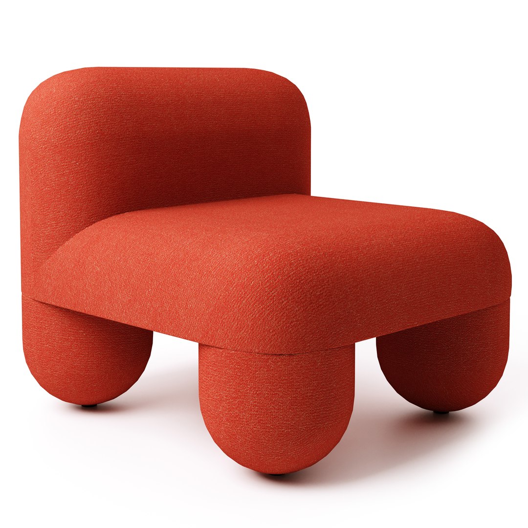 Free Noom Low Chair Hello Model - TurboSquid 2271365