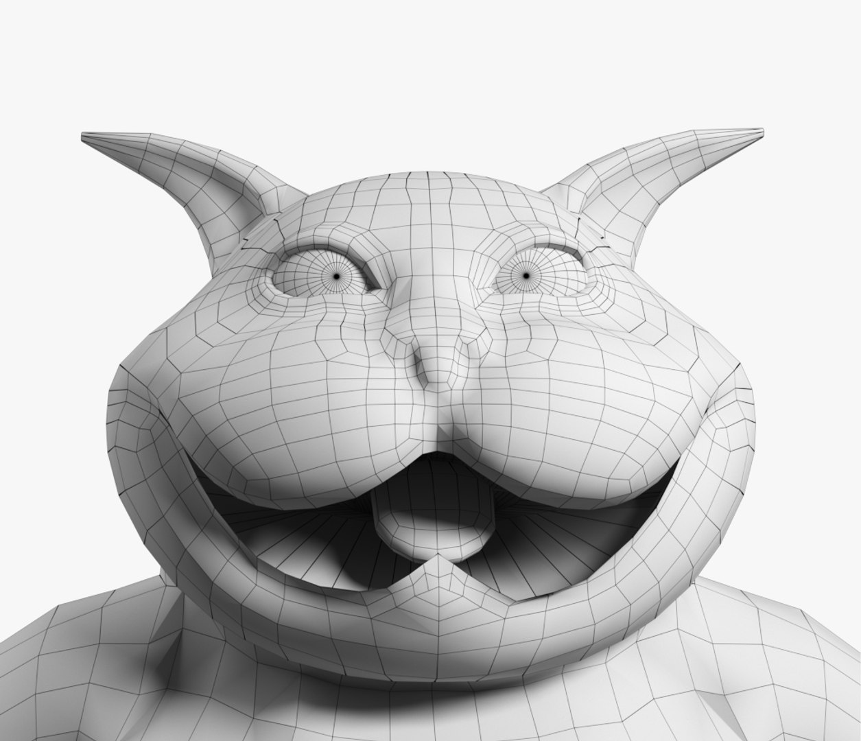 3D Cartoon Fat Cat Model - TurboSquid 1151418