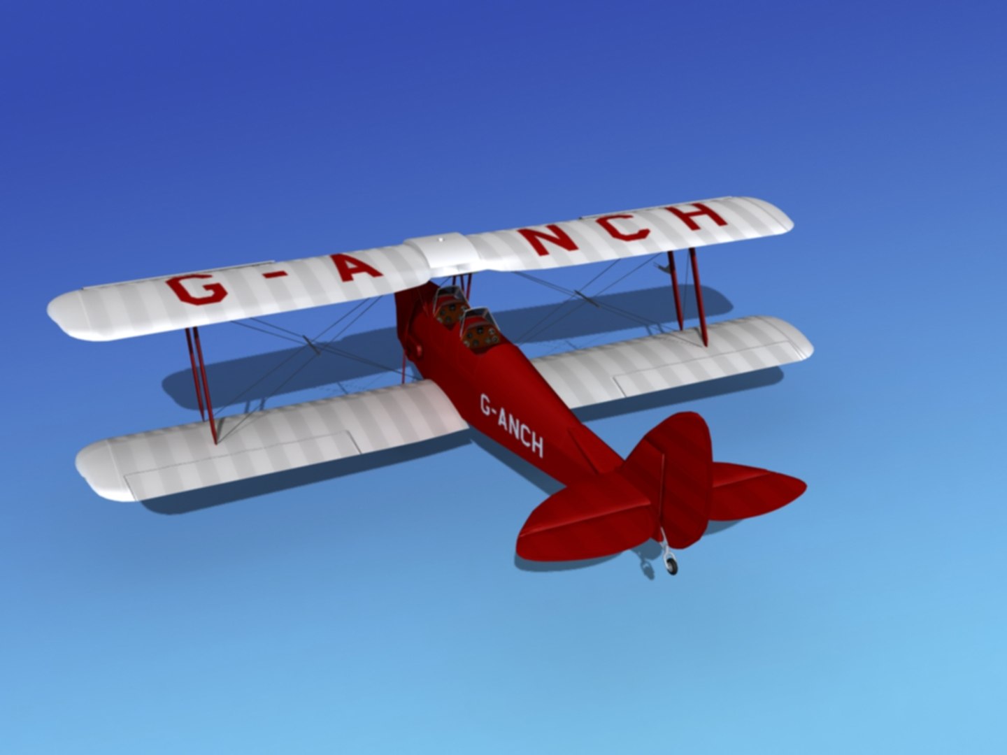 3d tiger moth
