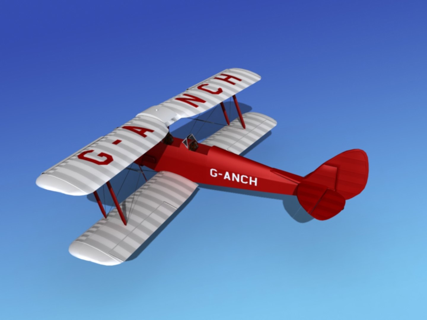 3d tiger moth