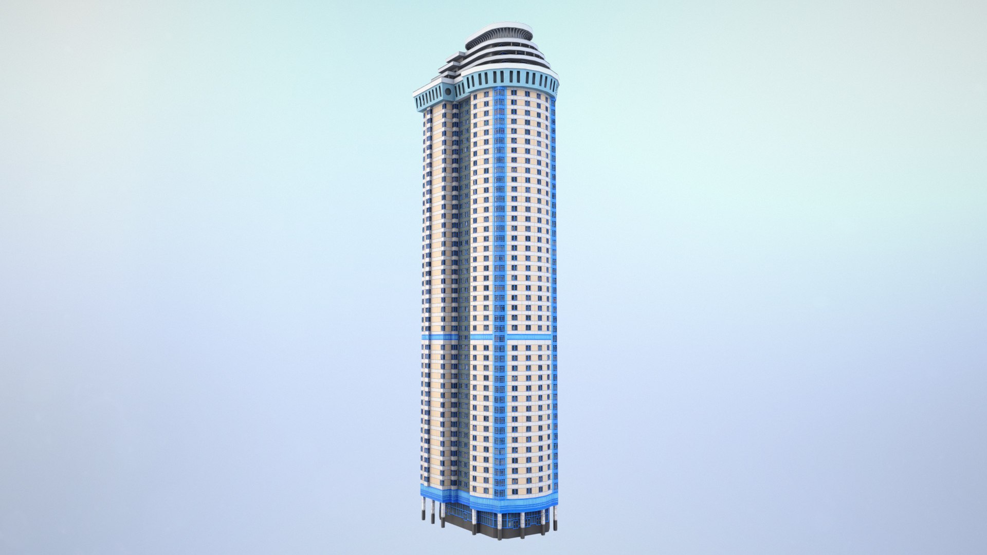 Architectural building skyscraper 3D - TurboSquid 1682907