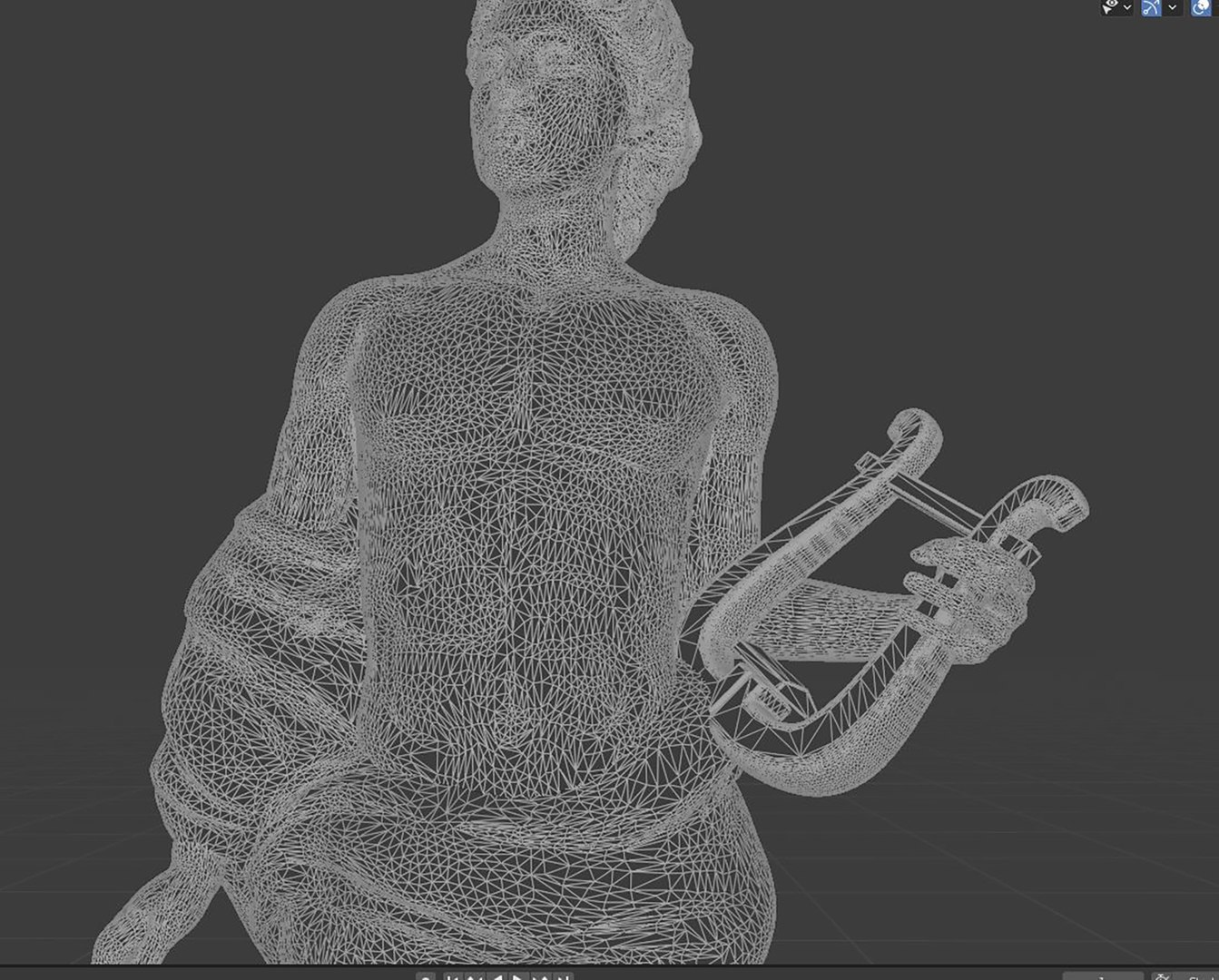 Apollo Statue 3D Model - TurboSquid 1821465