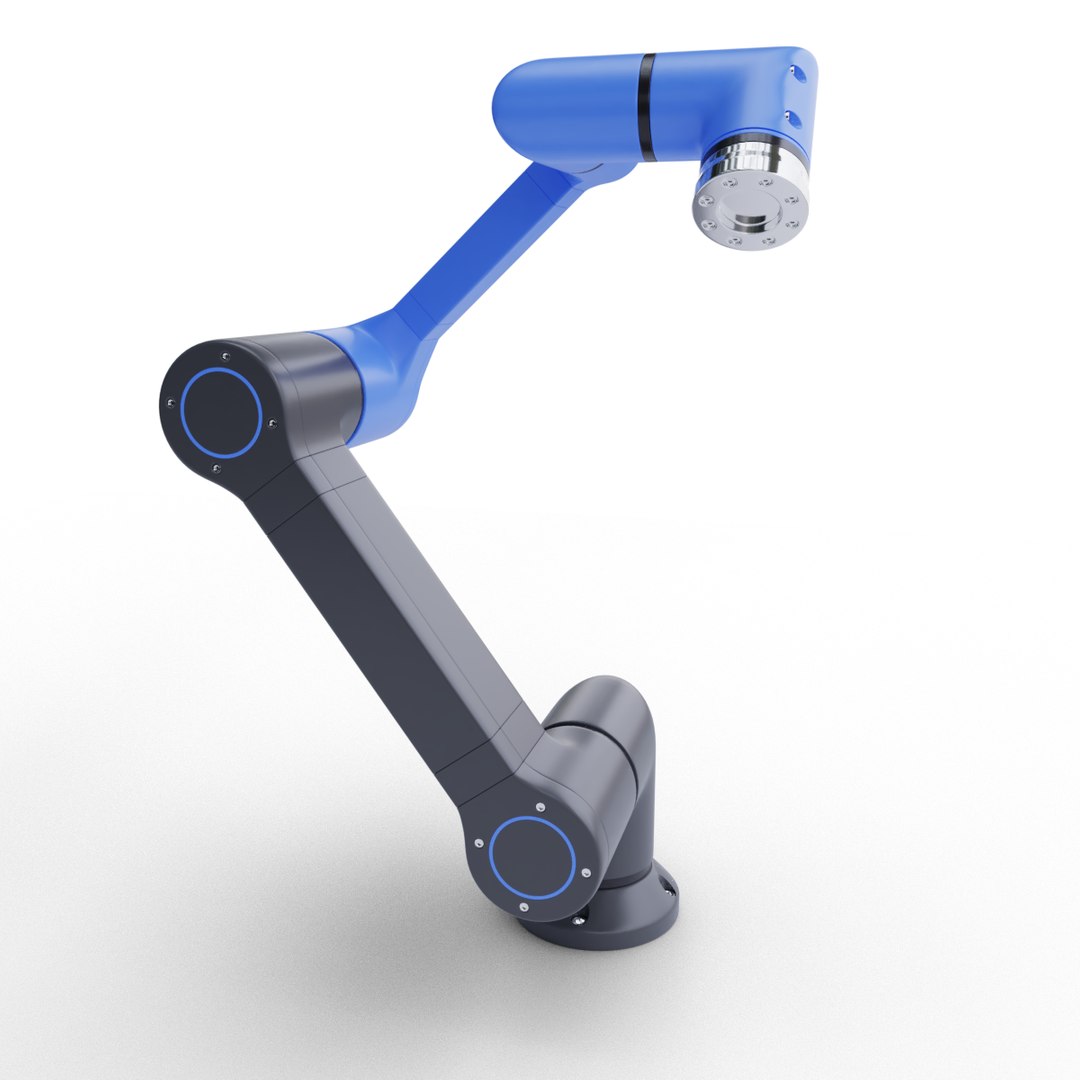 3D Industrial Robot Blue - TurboSquid 1441725