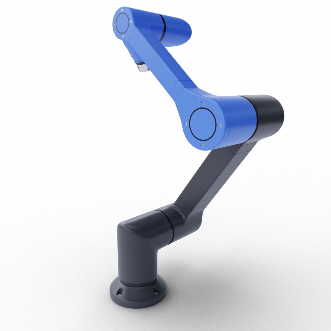 3D Industrial Robot Blue - TurboSquid 1441725