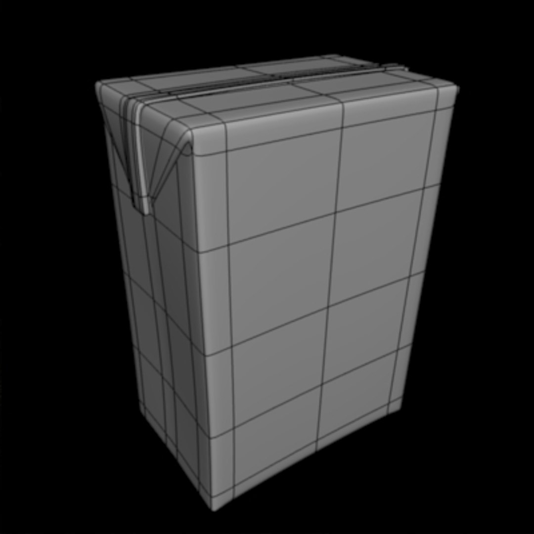 3d Beverage Box Model