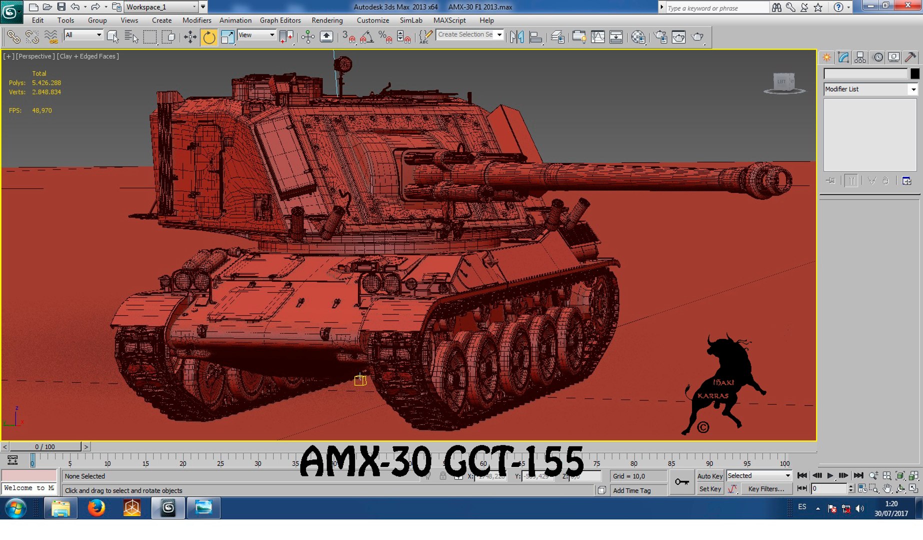 3D auf1 amx-30 tank - TurboSquid 1192411