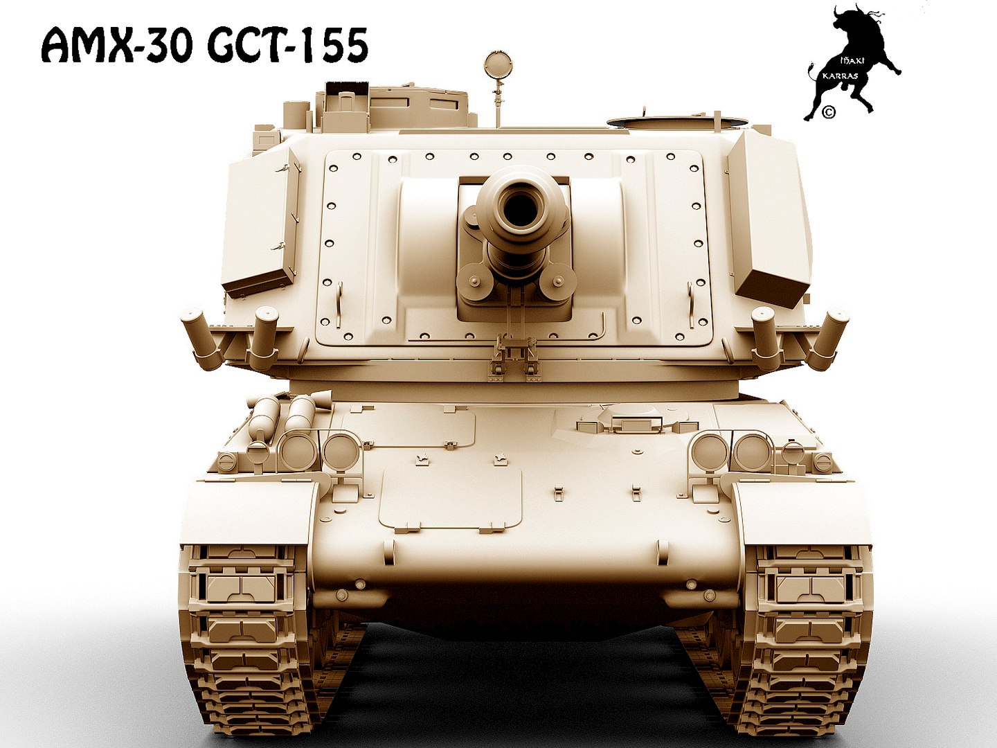 3D auf1 amx-30 tank - TurboSquid 1192411