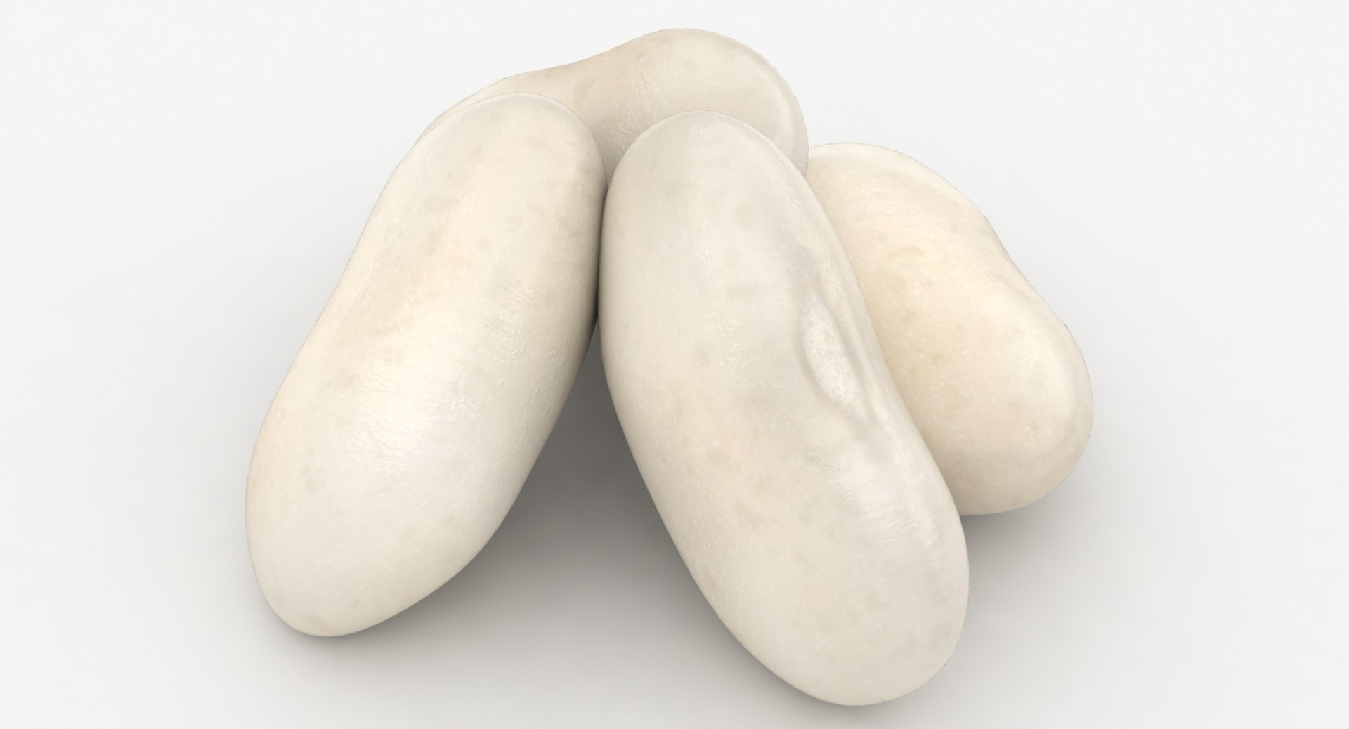 Realistic White Kidney Bean Model - TurboSquid 1326259