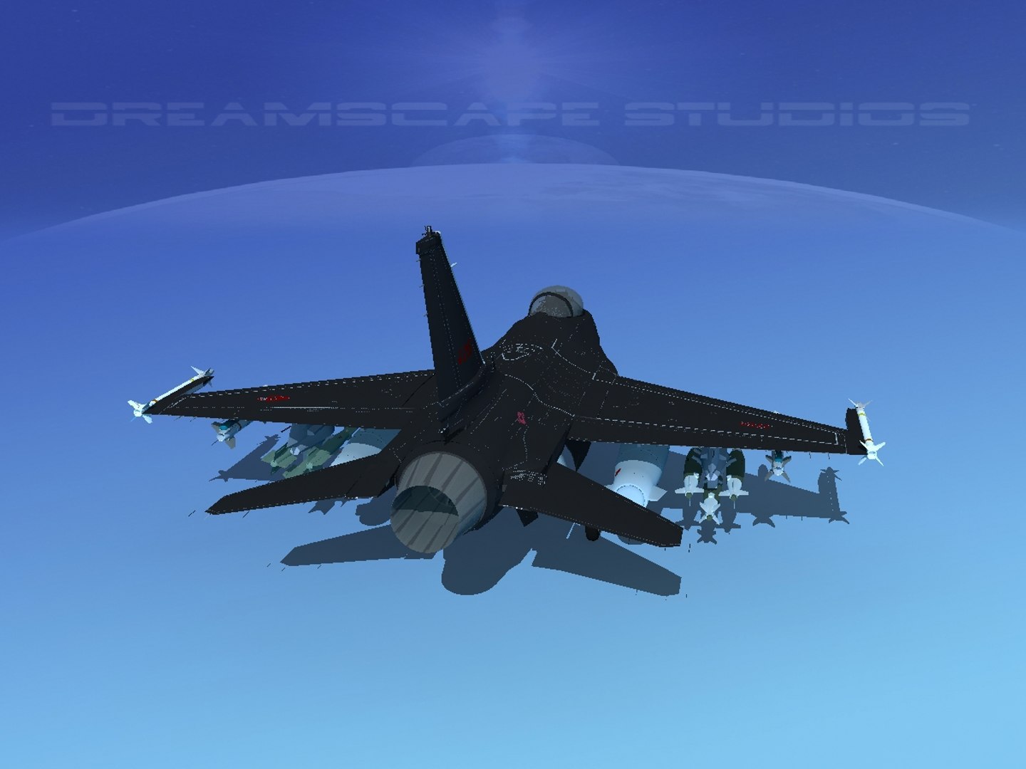 General F-16a Falcon Dynamics 3D Model - TurboSquid 1319962