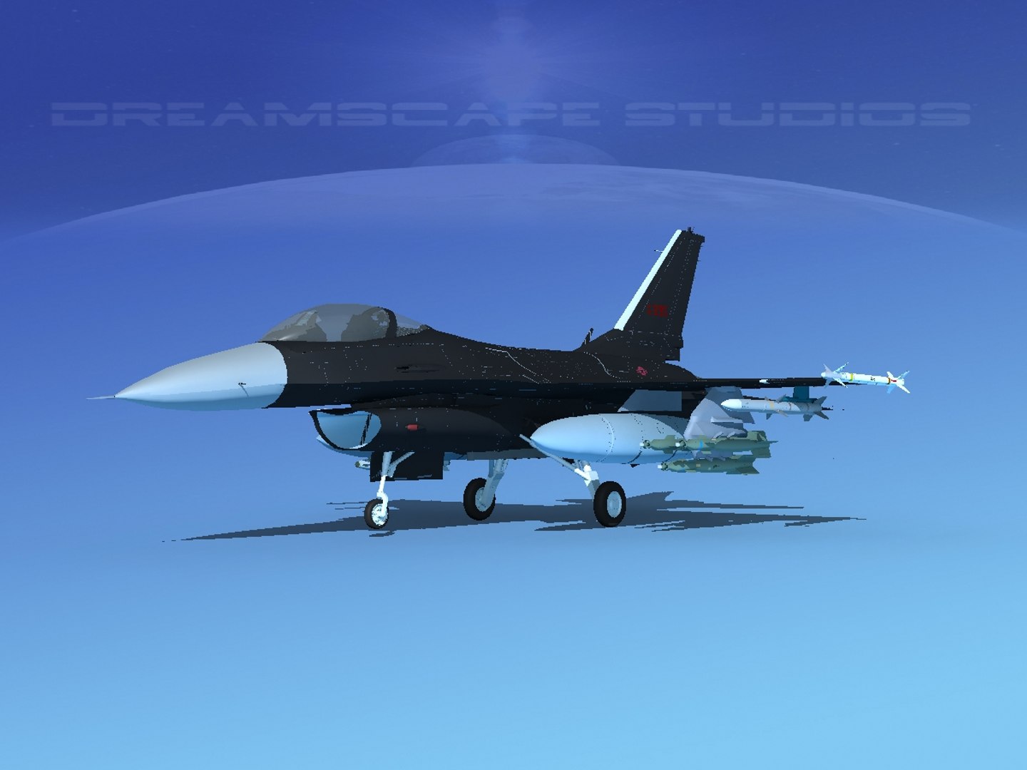 General F-16a Falcon Dynamics 3D Model - TurboSquid 1319962