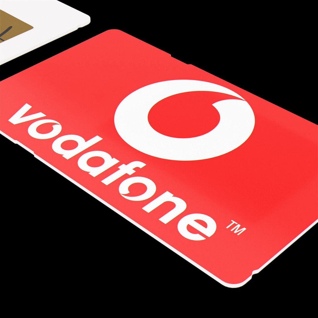 cell sim card 3d model