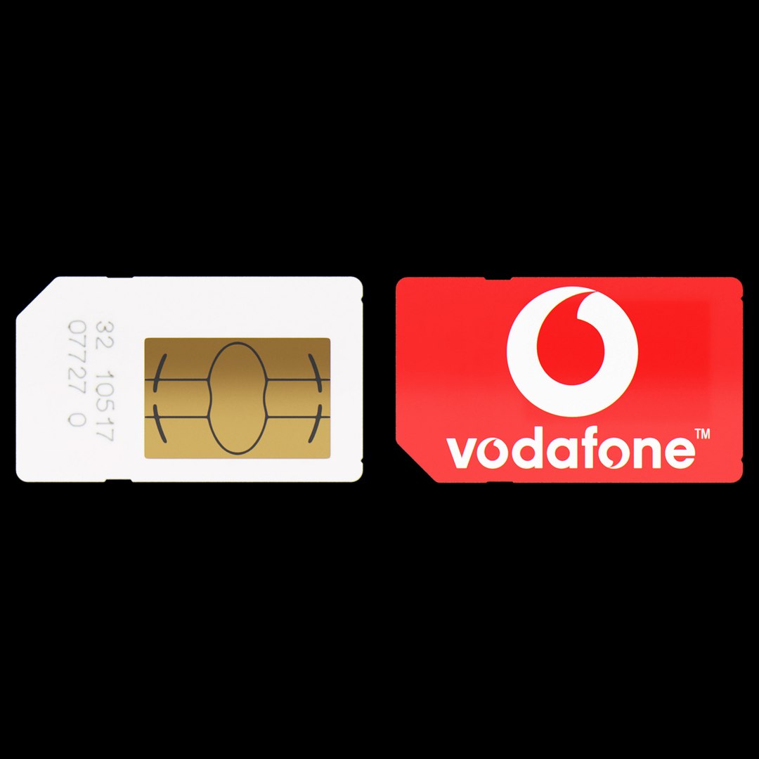 cell sim card 3d model