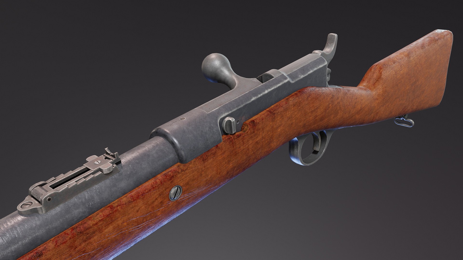 Remington-Keene 1878 Carbine 3D Model - TurboSquid 2474484