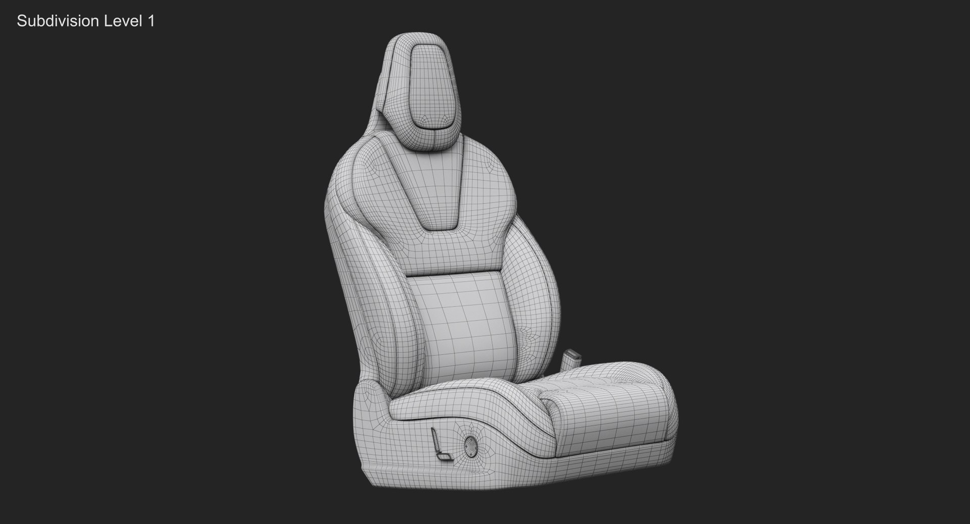 3D Model Seat Tesla - TurboSquid 1554489