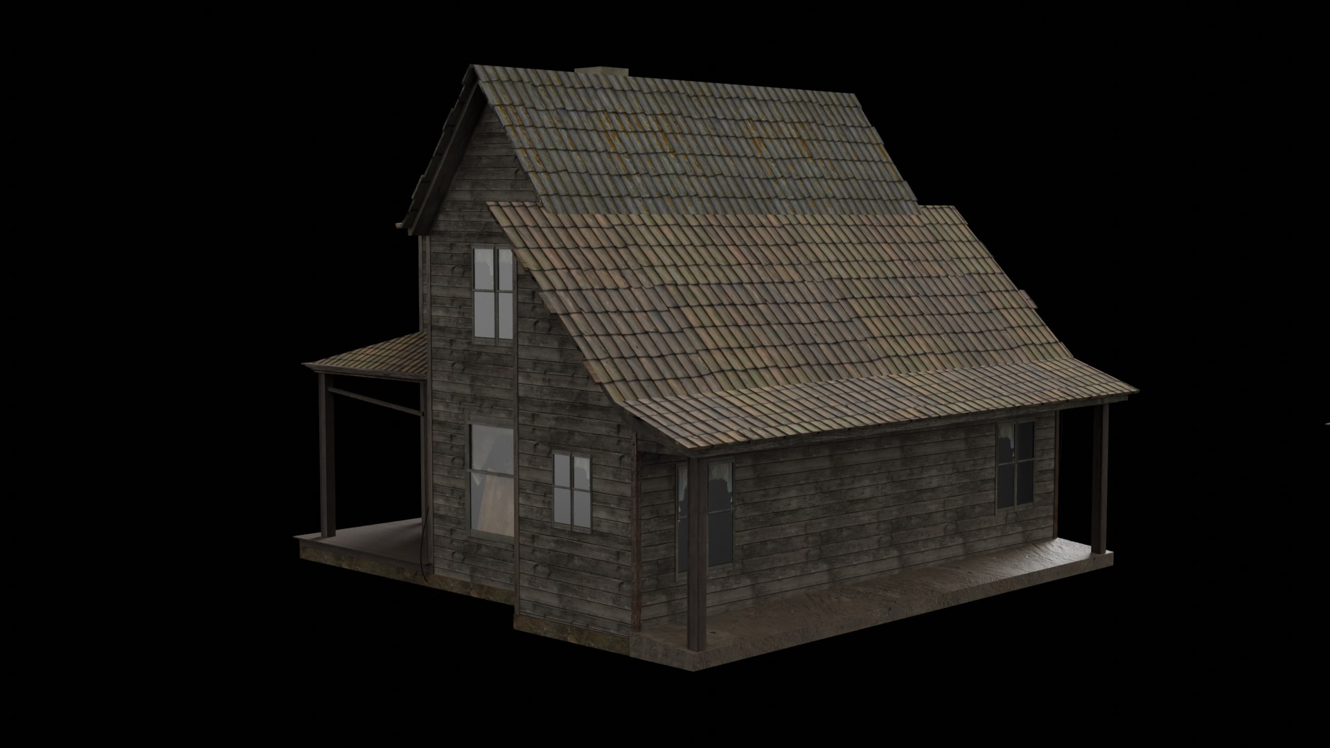 Farmhouse 3D Model - TurboSquid 2039002